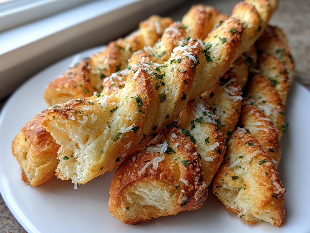 Amazing 12-Minute Easy Garlic Parmesan Breadsticks - faironplay.com